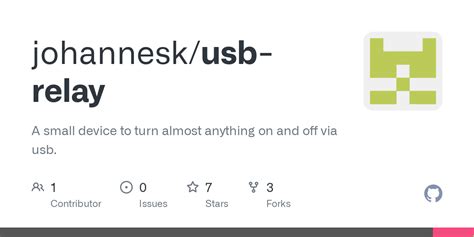 Github Johanneskusb Relay A Small Device To Turn Almost Anything On