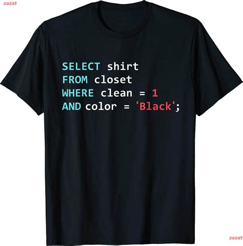 เสื้อยืดโอเวอร์ไซส์zazat นักเขียนโปรแกรม Programmer Sql Query Geek
