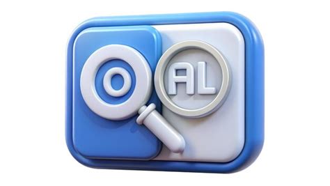 3d Ai Algorithm And Seo Icon Pair For Seo Optimization On White