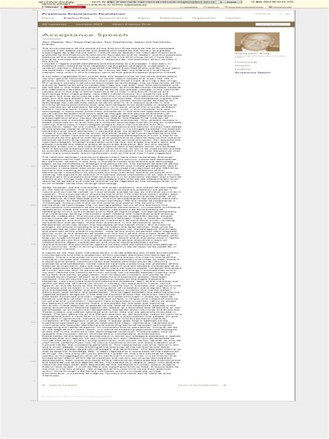 Alexander King Praemium Erasmianum Foundation 3 Pdf