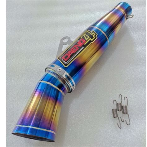 Daeng Conical Open Exhaust Pipe Tmx 155 Bajaj Ct100125 Ytx Skygo Rs Raider 150carbfi Rusi Tc