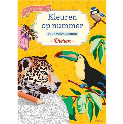 Kleuren Op Nummer Voor Volwassenen Dieren Deltas Kunstzinnig Kado