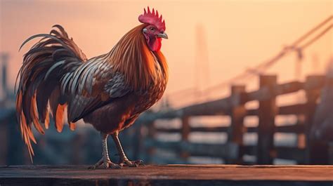 Premium Photo Rooster Illustration Cock Illustration