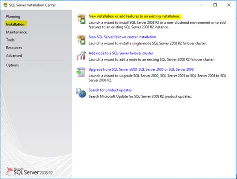 Install Microsoft Sql Server 2008 R2 Sanata System