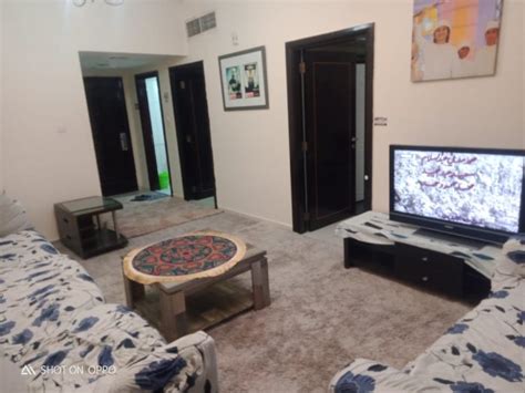 شقة للايجار غرفه وصاله مفروشه بكورنيش عجمان 145263