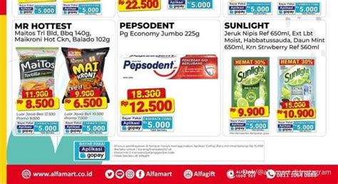 Promo Alfamart Produk Spesial Mingguan Terbaru Juli 2024 Sunlight Rp 9
