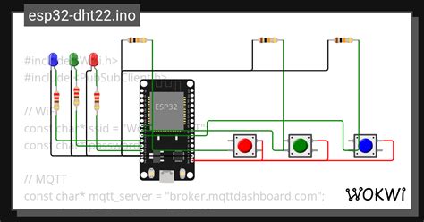 Mqtt And Esp32hivemq Wokwi Esp32 Stm32 Arduino Simulator