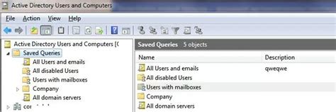 Using Saved Queries In ADUC MMC Active Directory User And Computers