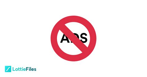 No Ads Icon By Andrew Sulin LottieFiles