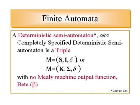 equivalence dfa ndfa sequential machine theory prof k
