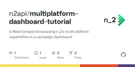 Github N2apimultiplatform Dashboard Tutorial A React Project Showcasing N2s Multi Platform