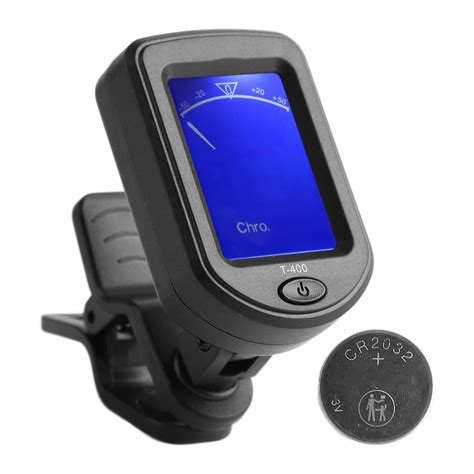 Guitar Tuner Digital Electronic Battery Powered Clip On Tuner Tool For