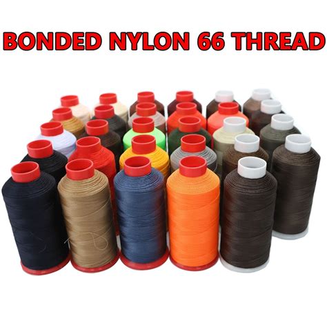 Nylon 66 Bonded Nylon Thread 210d 3 Tex70 1500 Yard Roll Size69 For