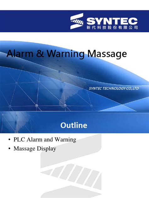 Syntec Alarm Edit Pdf