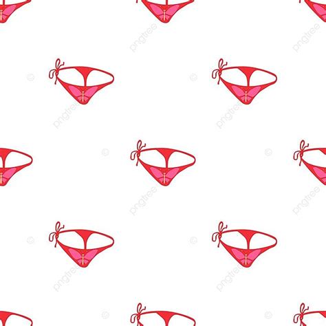 Pink Sexy Thong Panties Pattern Seamless Background Texture Repeat