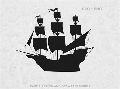 Caravel Silhouette Svg Svg Files For Cricut Boat Cut File Sailboat