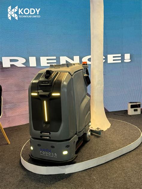 Kody Technolab Autonomous Cleaning Robot Vulcan At Vibrant Gujarat 2024