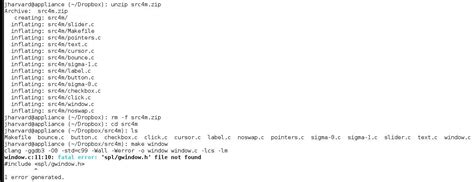 Pset Breakout Window Compilation Shows A Fatal Error Cs Stack Exchange