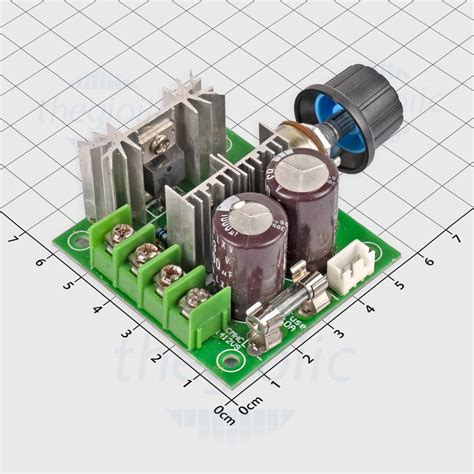 Mạch Điều Khiển Tốc Độ Động Cơ Pwm 400w 10a Nguồn 10 36vdc Dòng 10a