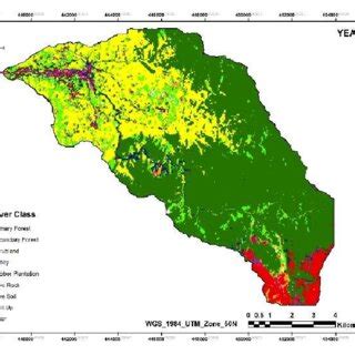 Land Cover Classification Of The Study Area In 2014 And 2020