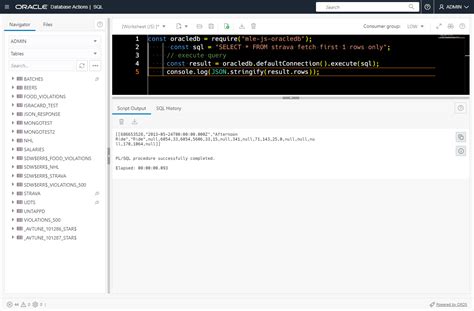 Sqldev Web Is Now Live In Oracle Autonomous Database