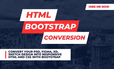 transform psd figma xd ai sketch to responsive website by