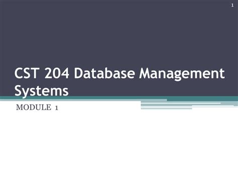 Cst Dbmsmodule Ppt Pptx