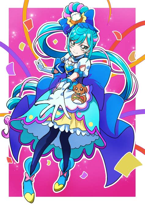 Fuwa Kokone Pam Pam And Cure Spicy Precure And 1 More Drawn By