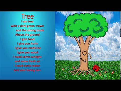 Tree Poems For Kindergarten