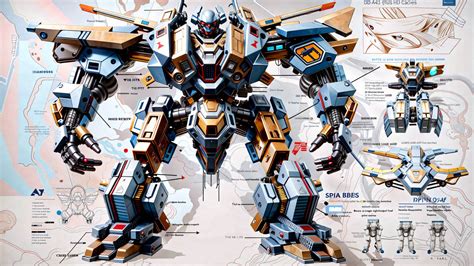 Mecha Warrior Revisited 001 By Darkwhite2981 On Deviantart