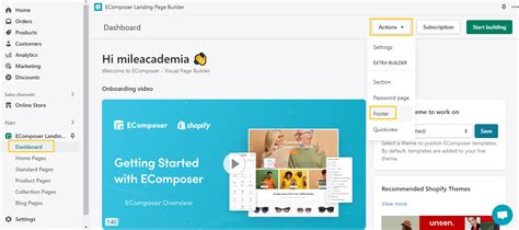 How To Create And Customize Shopify Footer Ecomposer