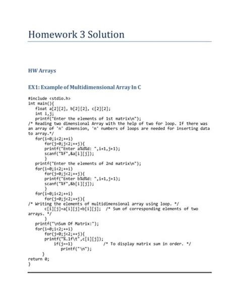 homework 3 solution pdf
