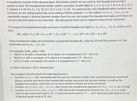 solved in hexworld instead of the decimal base 10 number