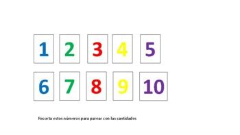 Matching Numbers To Quantities By Embrace Success TPT