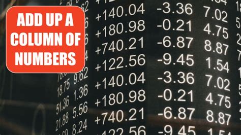 Excel I Added Up A Column Of Numbers With A Formula Of A2a3a4a5a6 A7a8a9a10 Excel
