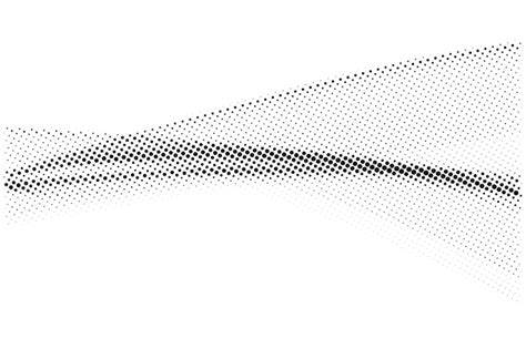 Free Vector | Black abstract wave style grunge halftone pattern texture background