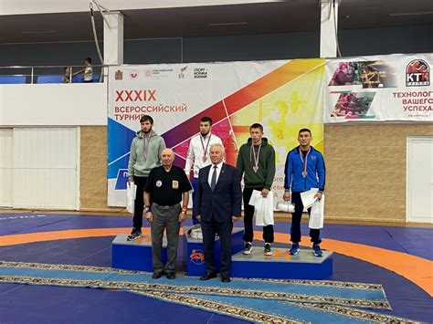 Борцы Хакасии завоевали медали всероссийского турнира Министерство физической культуры и