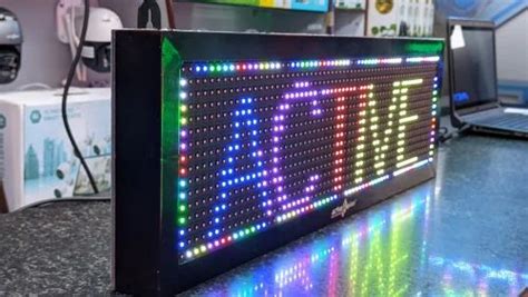 Led Scrolling Display Board Active Picxel Both Side Red Scrolling