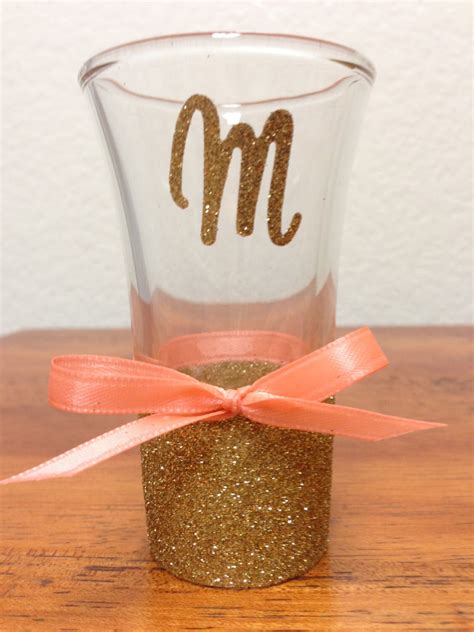 Personalized Glitter Shot Glasses X1 Etsy