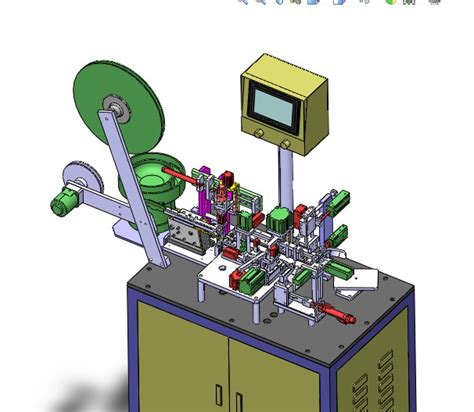 全自动插端子机3d图纸h348 F213 非标自动化设备3d图纸3d模型step模型图纸下载 懒石网