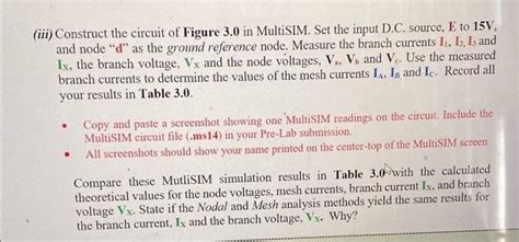 Solved Ii Mesh Analysis Using The Mesh Analysis Technique