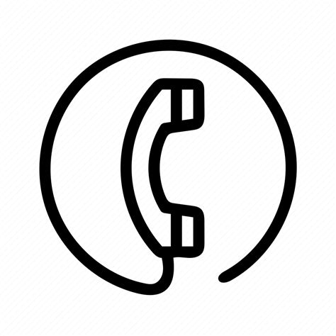 Telephone Phone Call Icon Download On Iconfinder