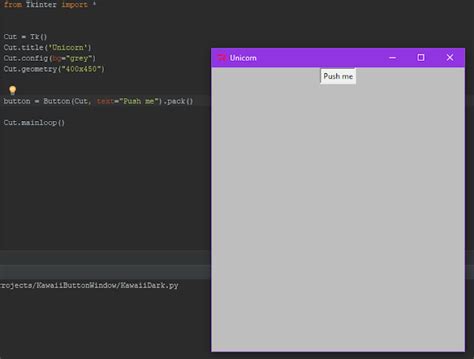 Ejemplos de Python con la librería Tkinter usando PyCharm