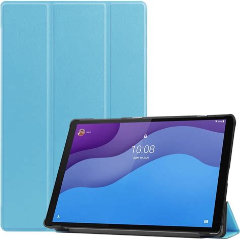 Etui Bizon Case Tab Croc do Lenovo Tab M Gen błękitne Dobra Cena Sklep Bizon Mobile