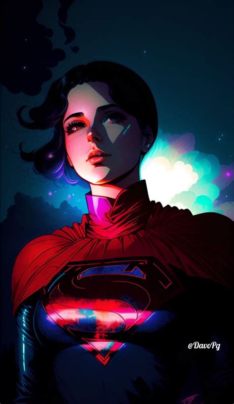 Version Anime De Sasha Calle Como Supergirl Superman Movies Batman And