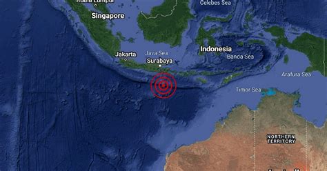 Magnitude 6 2 Quake Rattles Indonesias Bali Java Islands New Straits Times