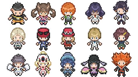 ポケモンxyのネームドキャラを「bw風の32×32のドット絵」にする ポケモンまとめたアンテナ