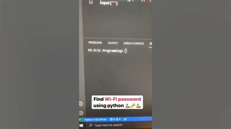 Python Using Wifi Password Hack Python Password Hack Hacker Coding Python Programming Youtube