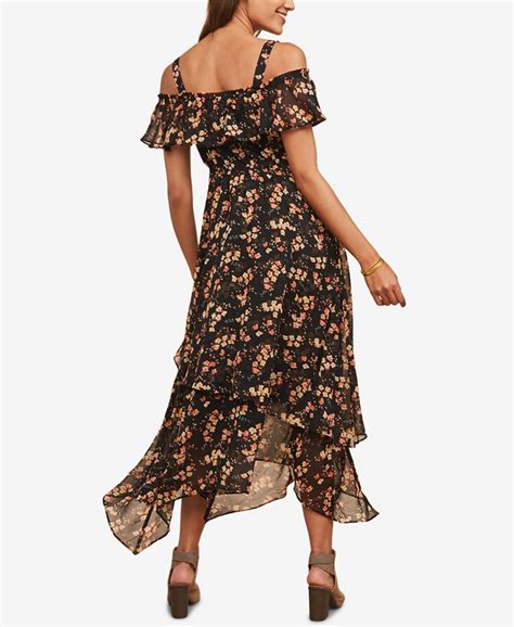 Motherhood Maternity Off The Shoulder Midi Dress Macys