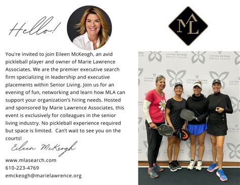 Marie Lawrence Associates On Linkedin Join Mla On 521